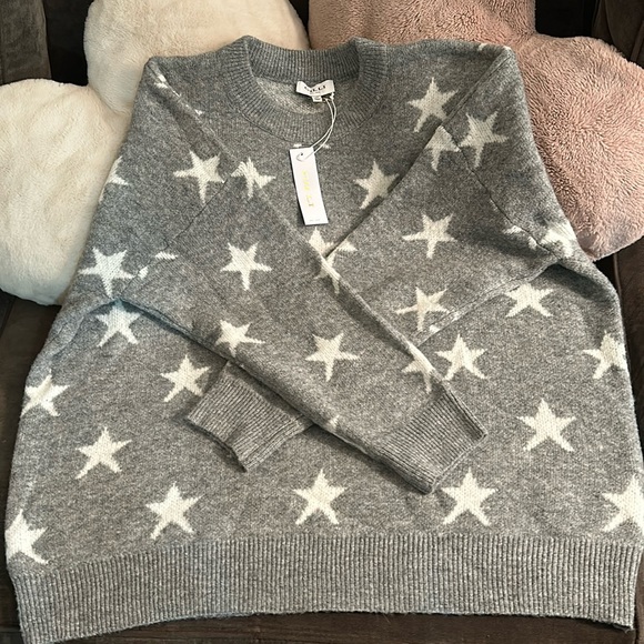 Gilli | Sweaters | Gilli Sweater X Grey With White Stars | Poshmark